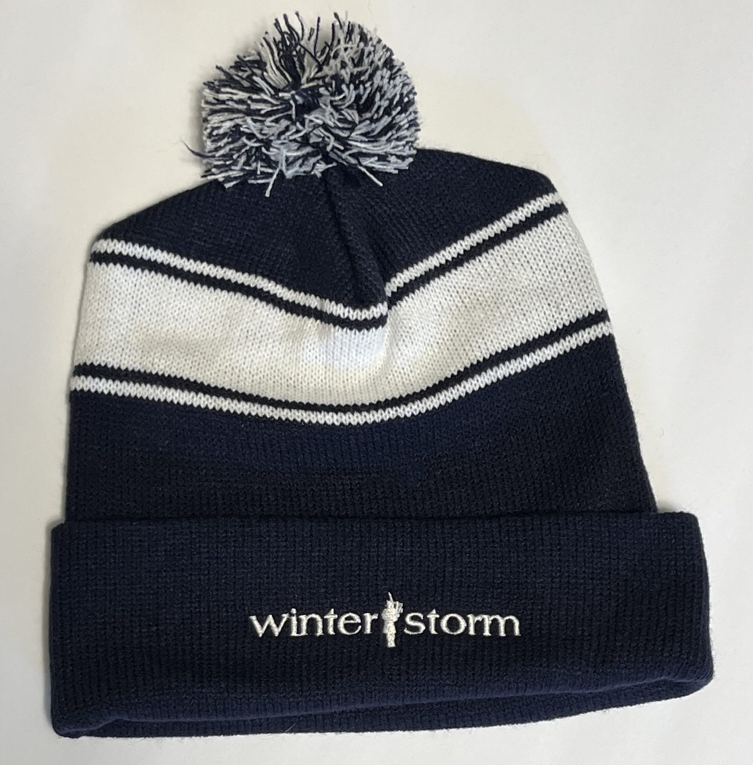 Stocking Cap With Pom Pom Winter Storm Stocking Cap With Pom Pom Winter Storm